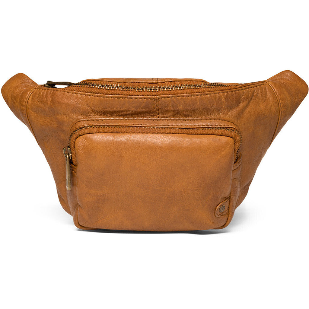 Klassisk must-have bumbag i skind / 13396 - Cognac